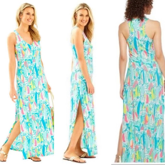 Lilly Pulitzer | Dresses | Lilly Pulitzer You Gotta Regatta Kerri Maxi ...